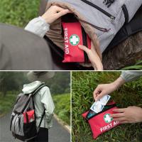 China Empty Emergency Survival Camping First Aid Bag Small with Dual Zippers for sale