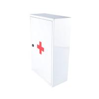 China Commercial Home First Aid Wall Mounted Cabinet Container Box Medicine Steel Metal for sale