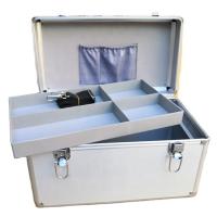 China White 25 Person First Aid Kit Metal Box Case Empty Aluminum Clinic Hospital for sale