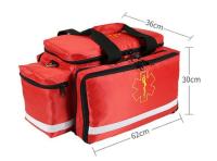 China Large ambulance medical  nylon first aid empty bags doctor outside visit shoulder bag medical pack for sale