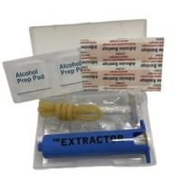 China Suction Bee Sting Venom Extractor Pump Kit Emergency Snake Bite Kit 152mm for sale