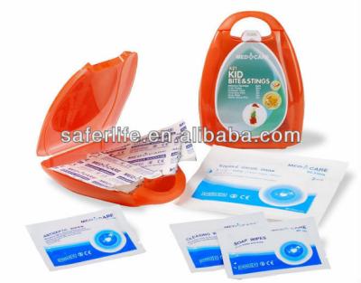 China Promotional mini bite first aid for kids emergency kit for traveling stings kit for sale