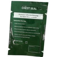 China Emergency Wound Dressing Bandage Chest Seal Vented IFAK Supplies Penetrating 15cm for sale