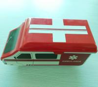 China Funny Ambulance car shape first aid box  home shop use  fashion emergency kit children care first aid kit box case for sale