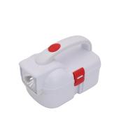 China Mini Portable First Aid Kit Workplace National Flashlight Torch Survival White Green Saferlife for sale