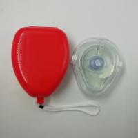 China Athletic Medical Training Supplies Cardiopulmonary Rescue CPR Breathing Mask Face Shield for sale