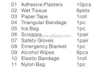 China Mini Pocket Emergency Medical First Aid Kit for sale