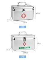 China Empty First aid box  hospital use  Storage Boxes manufacturer First Aid Equipment for sale