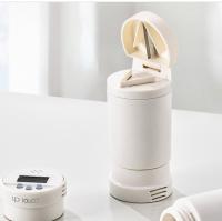 China 5 in1 Fashion Timer Pill box Cutter Crusher  Alarm pills Tablets Medicine Splitter Grinder dispenser electronic factory OEM for sale