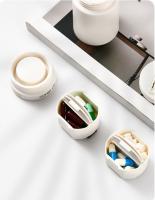 China 5 in1 Fashion Timer Pill box Cutter Crusher  Alarm pills Tablets Medicine Splitter Grinder dispenser electronic factory OEM for sale