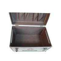 China Aluminium Shoulder strap Emergency Medical Supplies box workshop metal First Aid box Storage case  with lock for sale