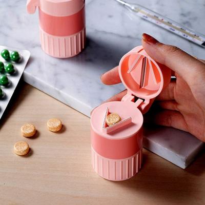 China 4 in 1Pill Cutter Pill Crusher Pills Cutter Crush Splitter Grinder Tablets Medicine Slicer  for Cutting Oblong Round large pills for sale