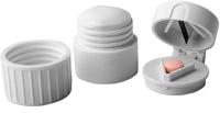 China Easy Open Hospital Pill Dispenser Box Tablet Cutter Crusher Box Grind Individual Medication for sale