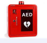 China Quality Defibrillator AED Wall mount Cabinet  first aid use AED case Indoor AED trainer cabinet for sale