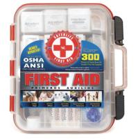 China Empty Osha Ansi Home Office first aid case wall mounted emergency first aid box  50 person lock handle box case for sale