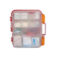 China Empty Osha Ansi Home Office first aid case wall mounted emergency first aid box  50 person lock handle box case for sale