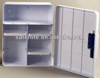 China Empty Medical First Aid Box Of ABS Large Wall Mounted Storage Case for sale