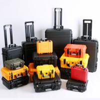 China Factory direct sale abs multi function trolley medication storage safety black medical tools plastic box for sale