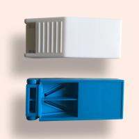 China OEM CE Approved Plastic Pill Cutter Small Pills Box With Cutter Pill Dispenser Box for sale