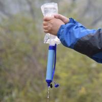 China Hiking Tour Travel First Aid Kit Set Purifier Sawyer Survival Drinking Water Filter for sale