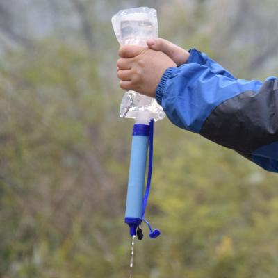 China Hiking Tour Travel First Aid Kit Set Purifier Sawyer Survival Drinking Water Filter for sale
