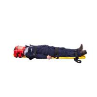 China Collapsible Ems Spine Board Backboard Stretcher With Head Immobilizer First Aid Equipment Supplies for sale