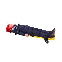 China Collapsible Ems Spine Board Backboard Stretcher With Head Immobilizer First Aid Equipment Supplies for sale