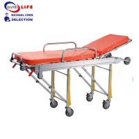 China folding Ambulance Gurney Emergency Rescue Stretcher Medical 195cm for sale