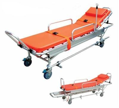 China folding Ambulance Gurney Emergency Rescue Stretcher Medical 195cm for sale