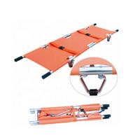 China Hospital Medical Folding Spine Board Stretcher Portable Medical Equipment Light Weight Stretcher for sale