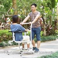 China Electric Lift Patient transfer  chair Easy Moving Transferring  Wheel chair Disabled Elderly patient Toilet Bath moving chair for sale