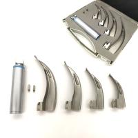 China Factory Direct Sale Metal Fiber Optic Bulb Flexible Laryngoscope Set for sale