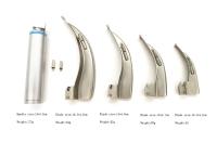 China Factory Direct Sale Metal Fiber Optic Bulb Flexible Laryngoscope Set for sale