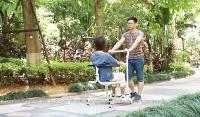 China Electric Lift Patient transfer chair Easy Moving Transferring  Wheelchair Disabled Elderly patient Toilet Bath moving chair for sale