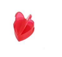 China Can rotation Cute Heart shape pill box with four compartments  and can changed it with oval shape  pill holder for sale