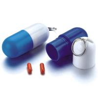 China Medical promotion gift unique cute pill box single capsule shaped pill box from Saferlife in China for sale