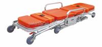 China 2017 For Sell Multifunctional Folding Hospital Gurney Emergency Aluminum Automatic Loading Ferno Stretcher for sale