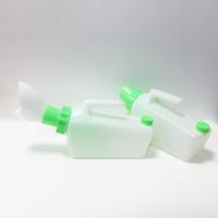 China anti back flow  Plastic Unisex 1000ML Urine Bottle Logo Printed Available Portable Urine Bottle for sale
