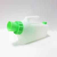 China anti back flow  Plastic Unisex 1000ML Urine Bottle Logo Printed Available Portable Urine Bottle for sale