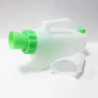 China anti back flow  Plastic Unisex 1000ML Urine Bottle Logo Printed Available Portable Urine Bottle for sale