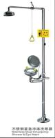 China polished stainless steel Laboratory Emergency Shower Eye Washer eyewash station for sale