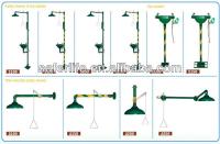 China polished stainless steel Laboratory Emergency Shower Eye Washer eyewash station for sale