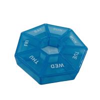 China Portable 7 Day Pill Box with Separate Compartments Pill Case to Hold Medication/Vitamins/Fish Oil and Supplements for sale