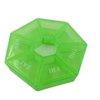 China Portable 7 Day Pill Box with Separate Compartments Pill Case to Hold Medication/Vitamins/Fish Oil and Supplements for sale