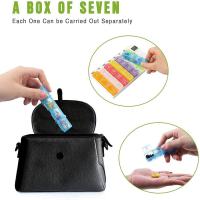 China Hot Selling Electronic Smart Box Medicine Case 7Day 4 Times A Day Weekly Pill Dispenser Four groups of reminder alarms for sale
