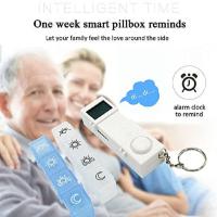 China Top fashion good selling medication box dispenser electronic medicine 7day pill case timer/ digital alarm reminder for sale