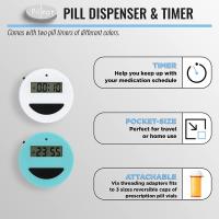 China Good selling alarm round timer travel for self-timer dispenser weekly organizer with pill dispenser electronic for sale