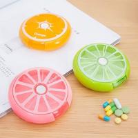 China Top Fashion Waterproof Aluminum Case Transparent Colorful Pill Box Optional Colors for sale