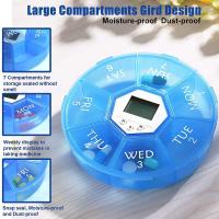 China Good Quality Case Medicine Case 7Day Holder Box Electronics Timing Dispenser Ma Cb One Electronic Pill Bottle Timer Lock for sale