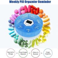 China Good Quality Case Medicine Case 7Day Holder Box Electronics Timing Dispenser Ma Cb One Electronic Pill Bottle Timer Lock for sale
